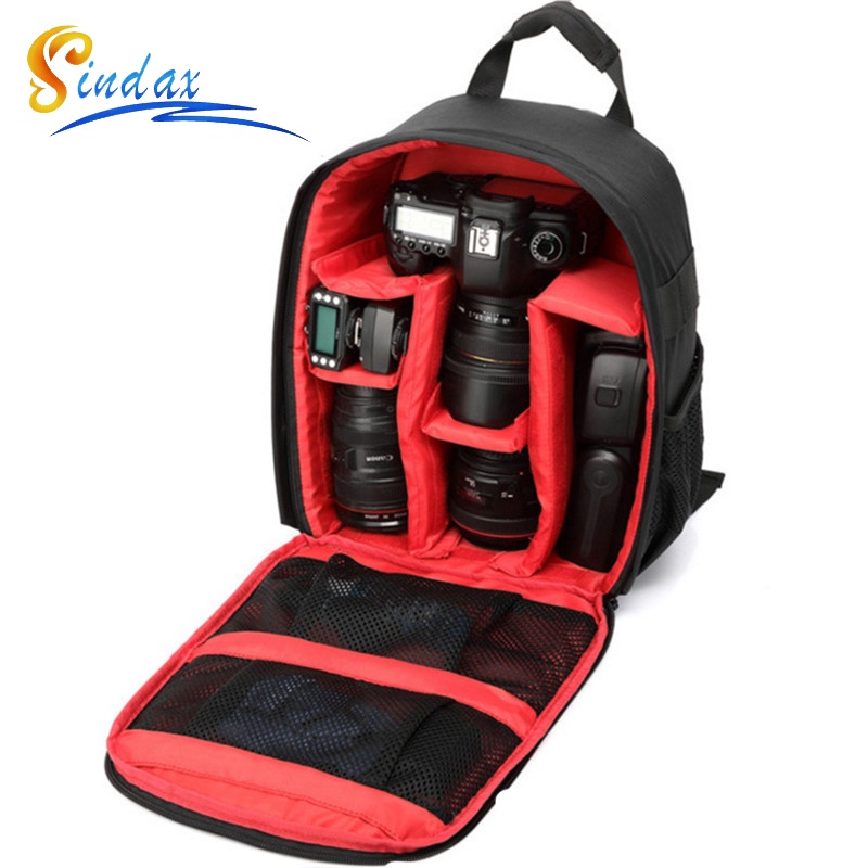 Multi functional Camera Backpack Video Digital DSLR Bag Waterproof ...