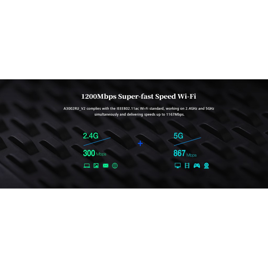 (ประกัน LT KingIT) Totolink A3002RU-V2 AC1200 Wireless Dual Band ...