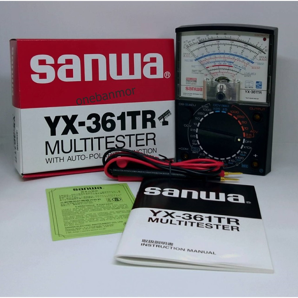 Sanwa YX-361TR Wide measurement range Multimeter ของแท้ 100% Made in JAPAN มั่นใจกว่าร้านนี้ออก ...