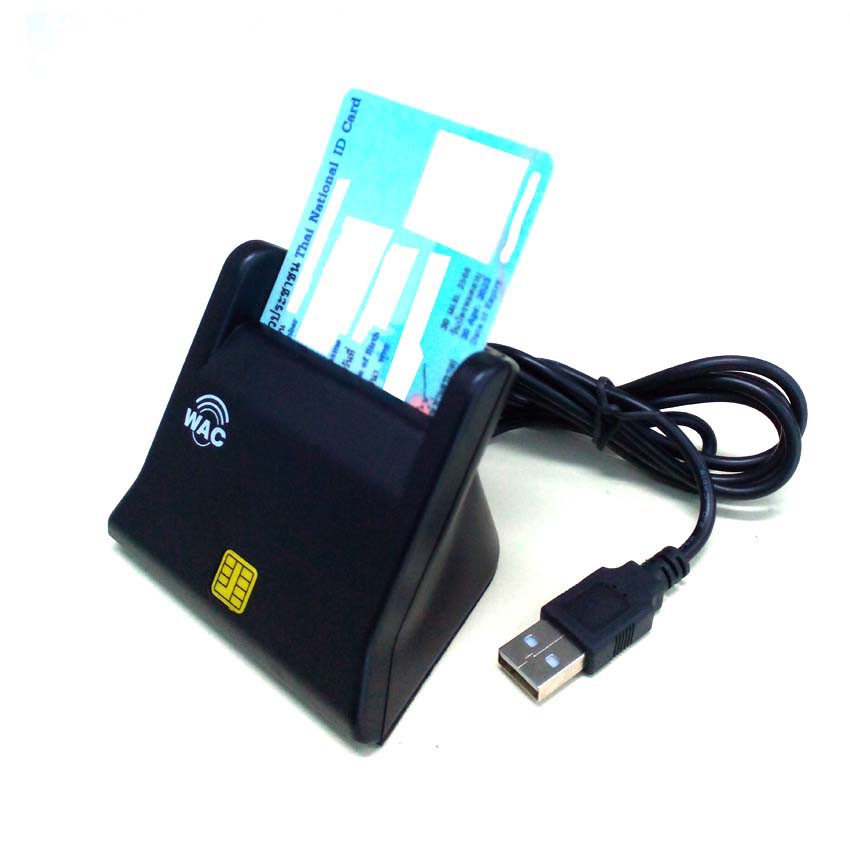 ZW-12026-3 เครื่องอ่านบัตรประชาชน สมาร์ทการ์ด เสียบบัตรแนวตั้ง สเปค ICT ...