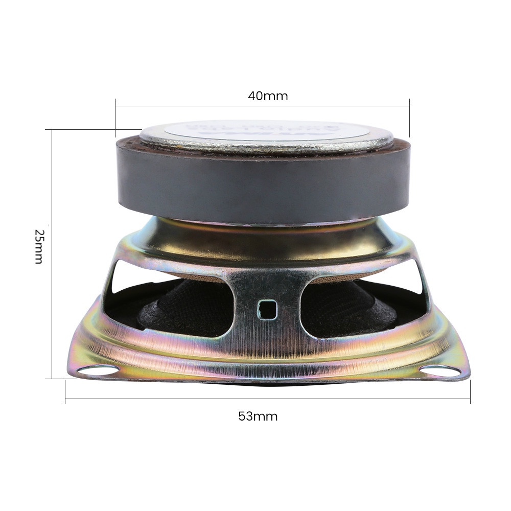 เครื่องเสียง อุปกรณ์เสริมลำโพง AIYIMA 2Pcs 2quot Inch 4Ohm 3W Full Range Speaker Mini Portable ...