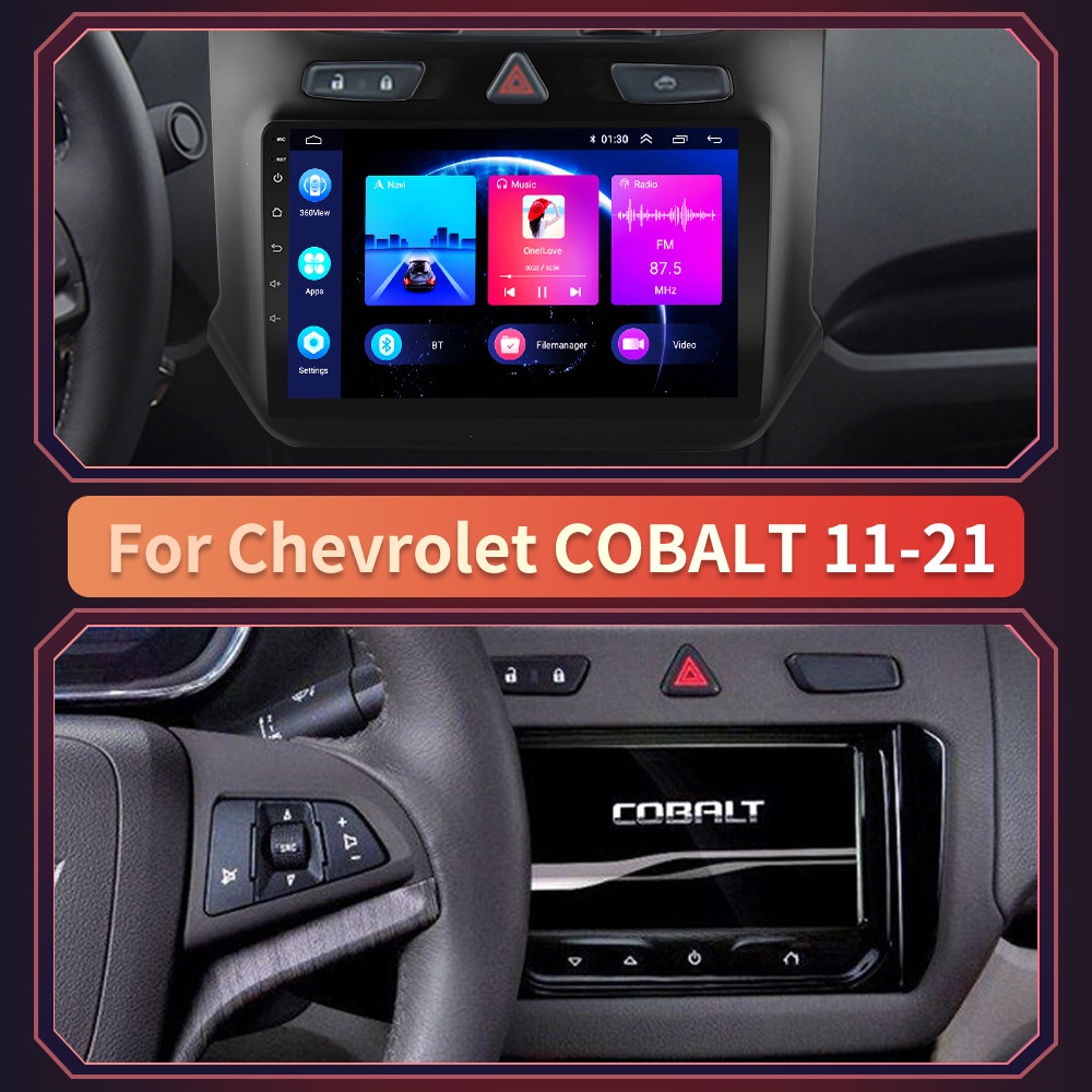 Android 11 2 Din Car Radio For Chevrolet Cobalt 2011-2021 Carplay ...