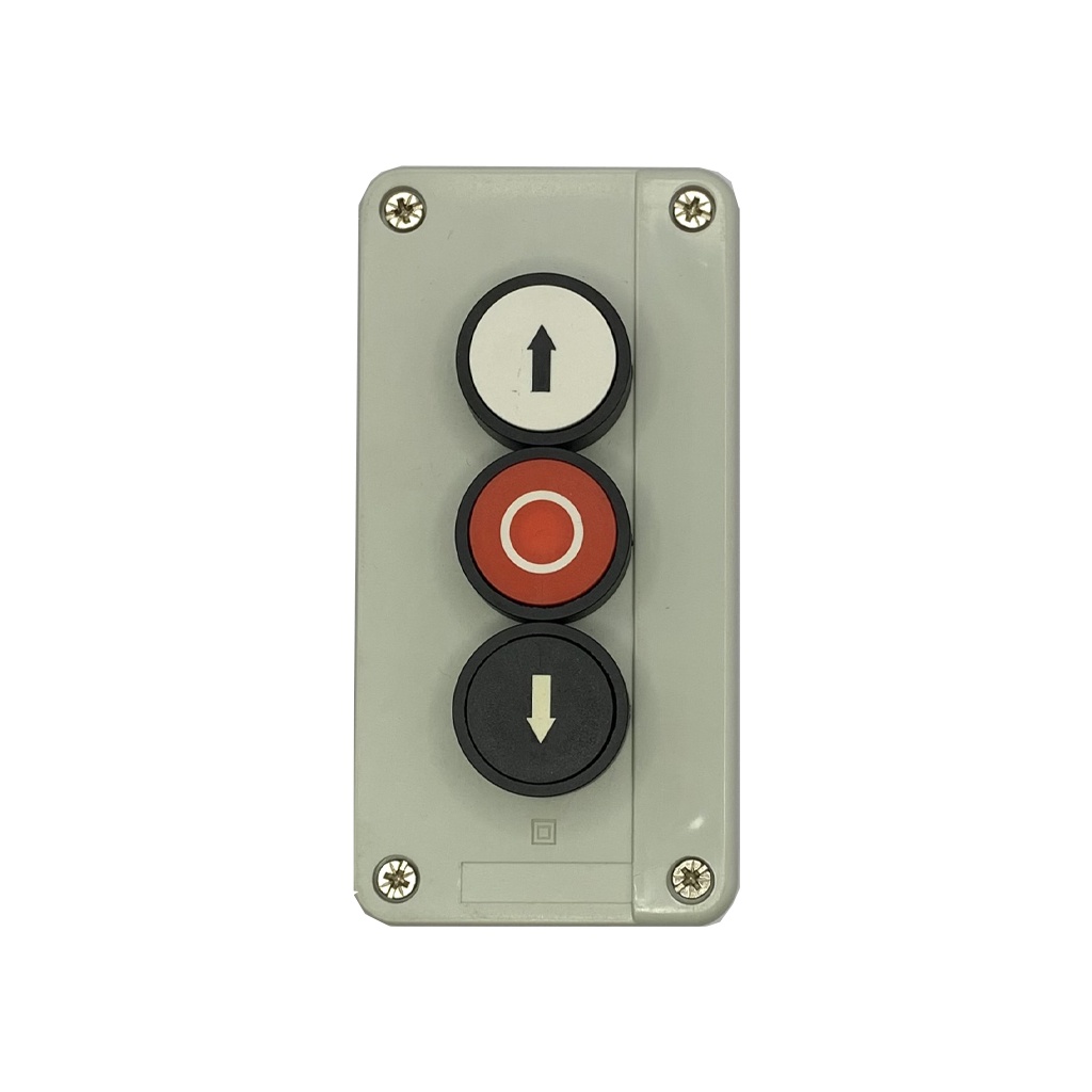 PBS-3W(PUSH BUTTON SWITCH)สวิทช์กดขึ้น-หยุด-ลงสวิทช์ 3 ปุ่มสวิทช์ไม้ ...