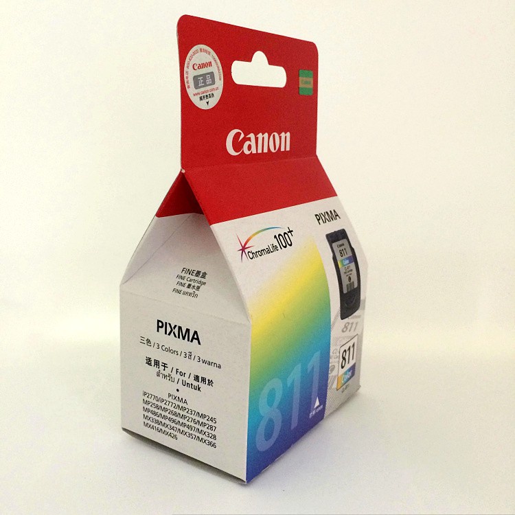ตลับหมึกแคนนอน canon 811 color สี 810 black ดำ ของแท้ใหม่100 จากศูนย์ ...