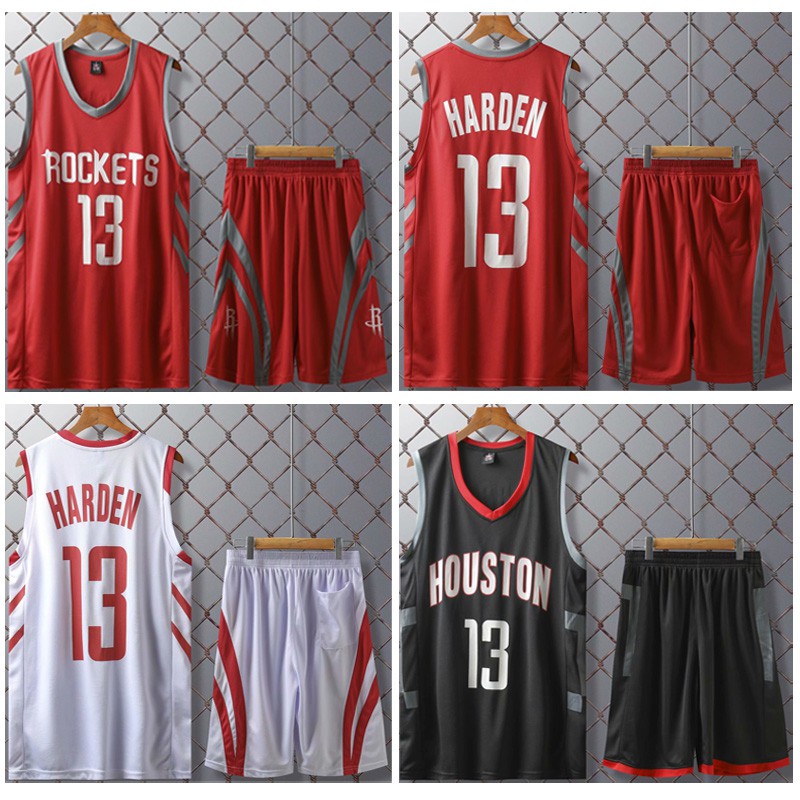 NBA Houston Rockets Jersey Set 13 James Harden Jersey Swingman ...