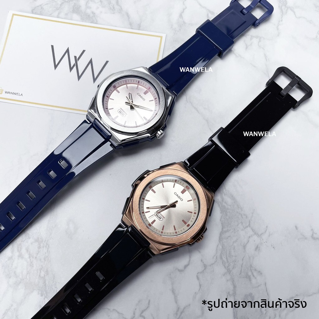 ใส่โค้ดลดเพิ่ม ของแท้ นาฬิกาข้อมือ Casio ผู้หญิง รุ่น LWA-300 พร้อม ...
