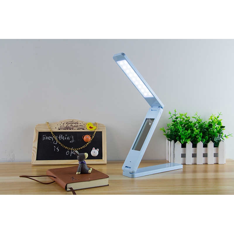 Led Charge Desk Lamp Folding Student Dormitory Study Book Light Bedside ...