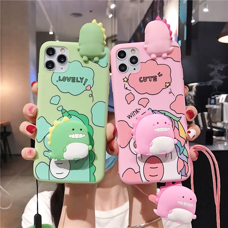 Cartoon ไดโนเสาร์ OPPO A94 A15 A93 A53 A31 A9 A5 2020 A12 A92 A7 A5S ...