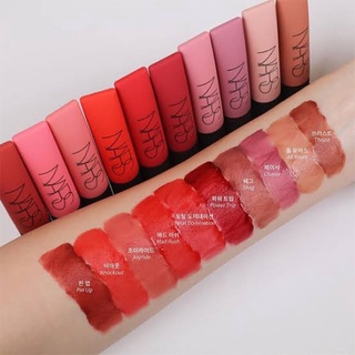 แท้💯 ลิป NARS air matte lip color 7.5ml สี Joyride, Gipsy, Shag, Surrender | Shopee Thailand