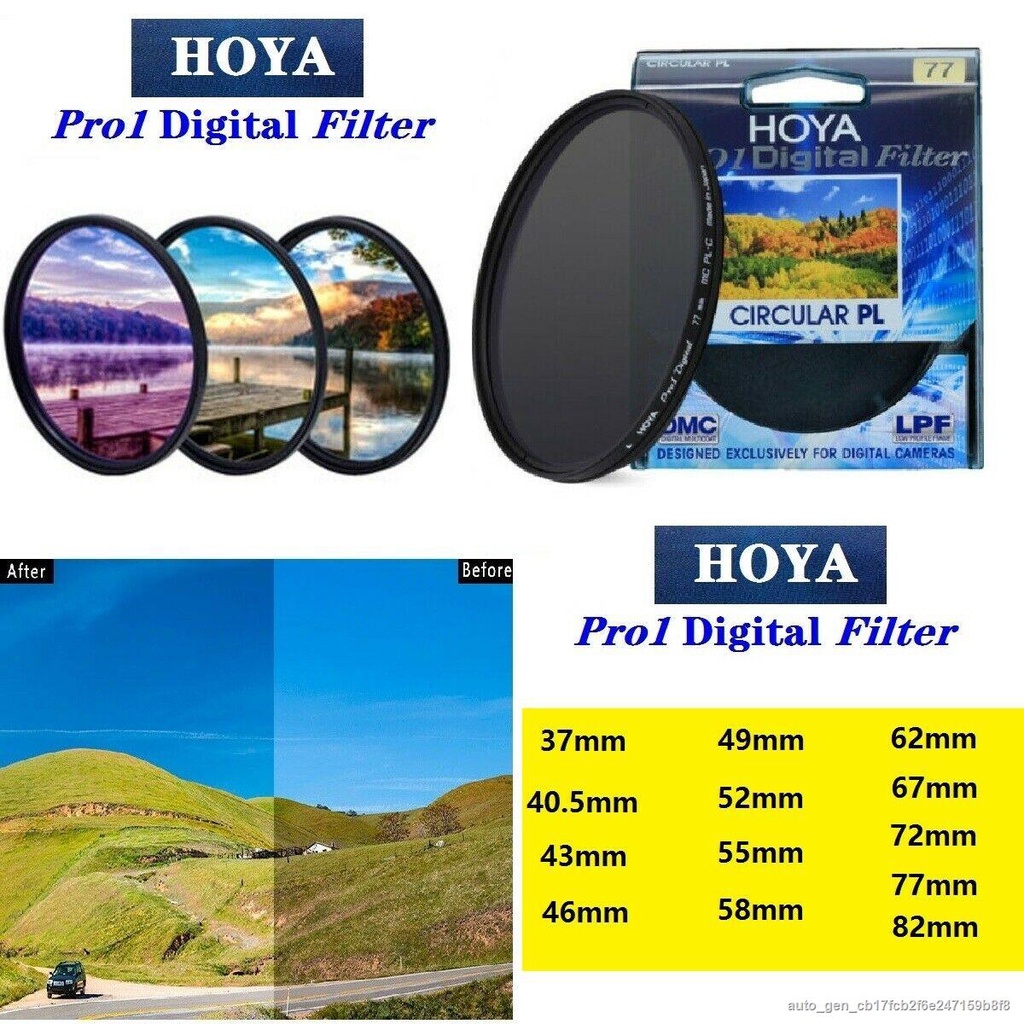 HOYA CPL Pro1 Digital 3740.54346495255586267727782mm CIRCULAR Polarizer ...