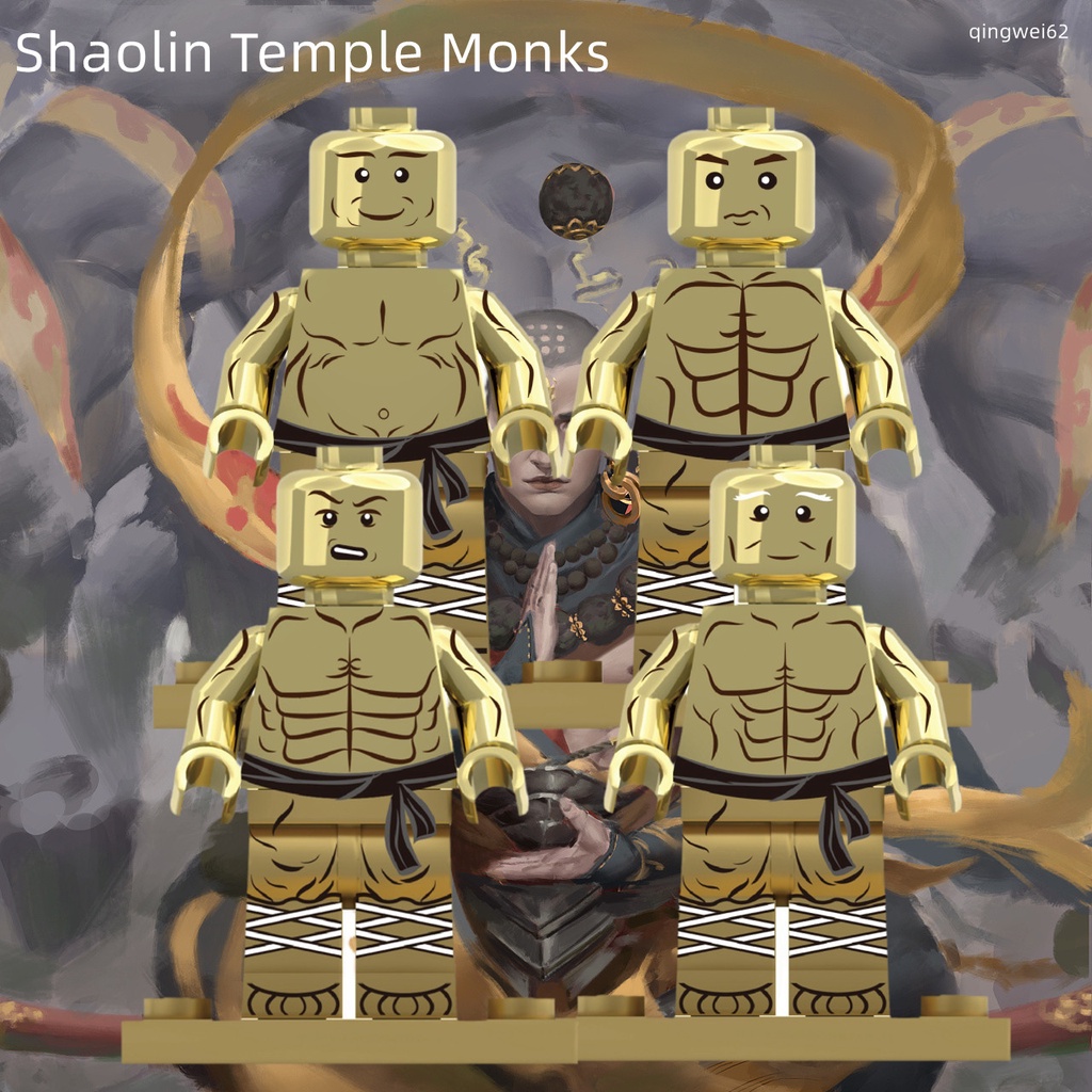 ฟิกเกอร์ Shaolin Temple Monks ขนาดเล็ก ของเล่นสําหรับเด็ก DX101 ...