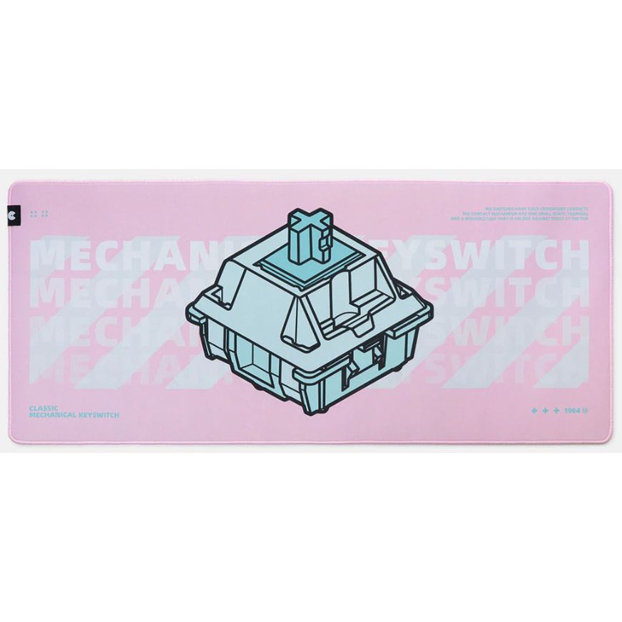 แผ่นรองเมาส์ ลาย สวิตช์คีย์บอร์ด Mechanical Switch Mousepad ผิว Speed - 7uytonl8bk - ThaiPick