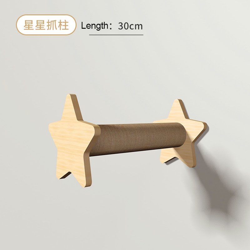 猫爬架Wall Mounted Cat Climbing Frame Cat Tree Solid Wood Cat Juming ...