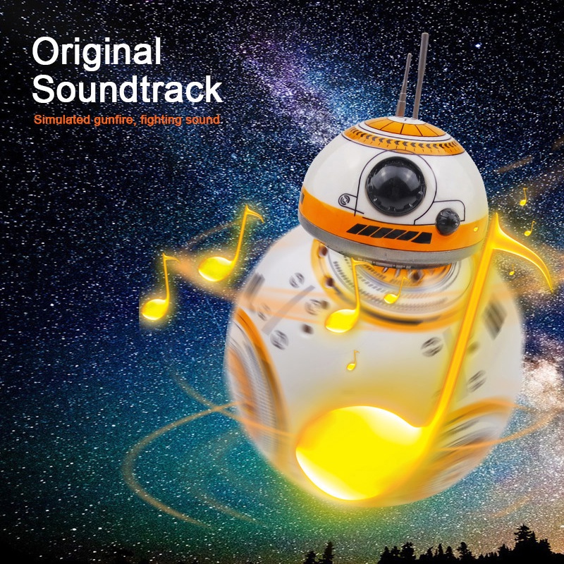 RC BB 8 Robot 2.4G Remote Control With Sound Action Figure Upgrade ...