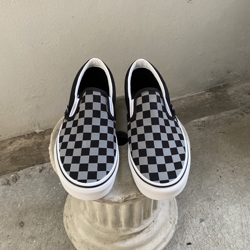 Vans Slip On Cosmic Checkerboard Reflective (ลายสะท้อนแสง) - hiphip ...