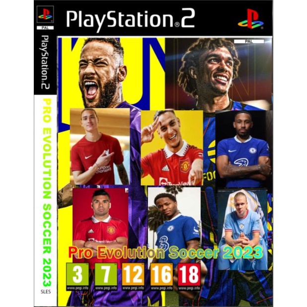 Pro evolution soccer 2023 และ Winning 2023 ปิดตราดนักเตะ แผ่นเกม PS2 ...