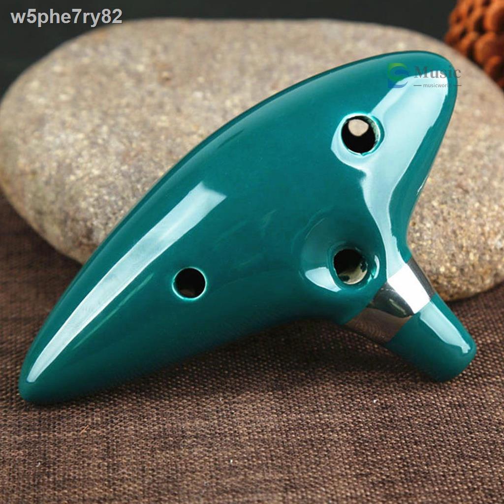 Promotion] 12 Holes Alto C Zelda Ocarina Ceramic Vessel Flute Wind ...