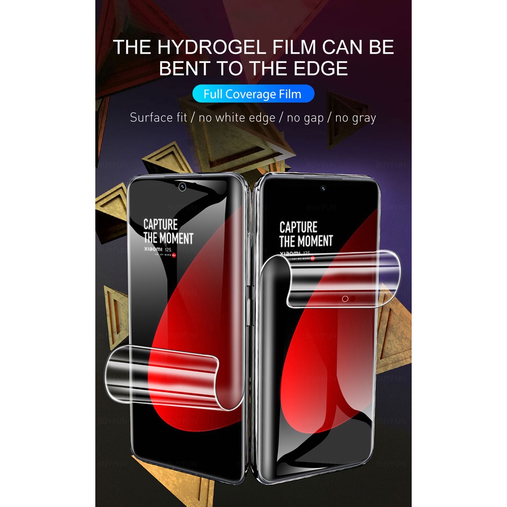 ฟิล์มไฮโดรเจลกันรอยหน้าจอ HD ไม่ใช่กระจก สําหรับ Xiaomi 12S Ultra 12 Pro 12X 12spro 12lite Mi 11 ...