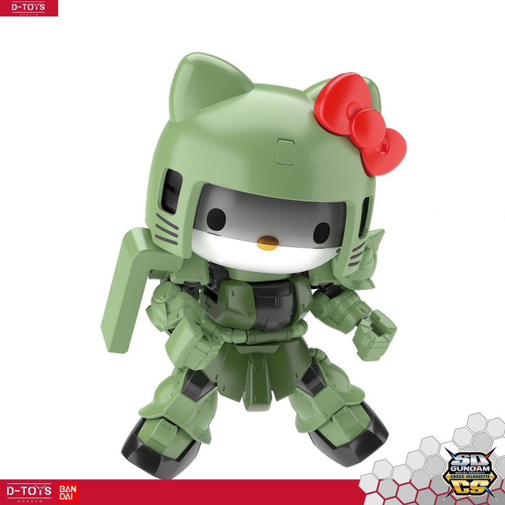 BANDAI SD HELLO KITTY/ZAKU II by [D-TOYS GUNDAM] กันดั้ม กันพลา โมเดล ...