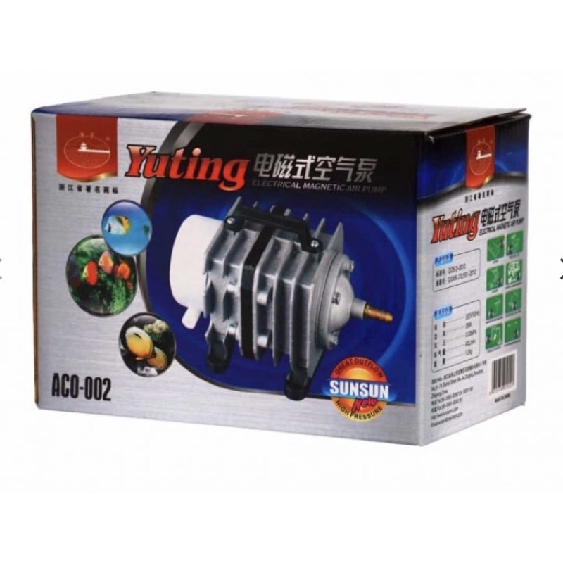 เครื่องปั้มออกซิเจนตู้ปลา Sun-sun Yuting รุ่น ACO-002 ปั้มตู้ปลา ...