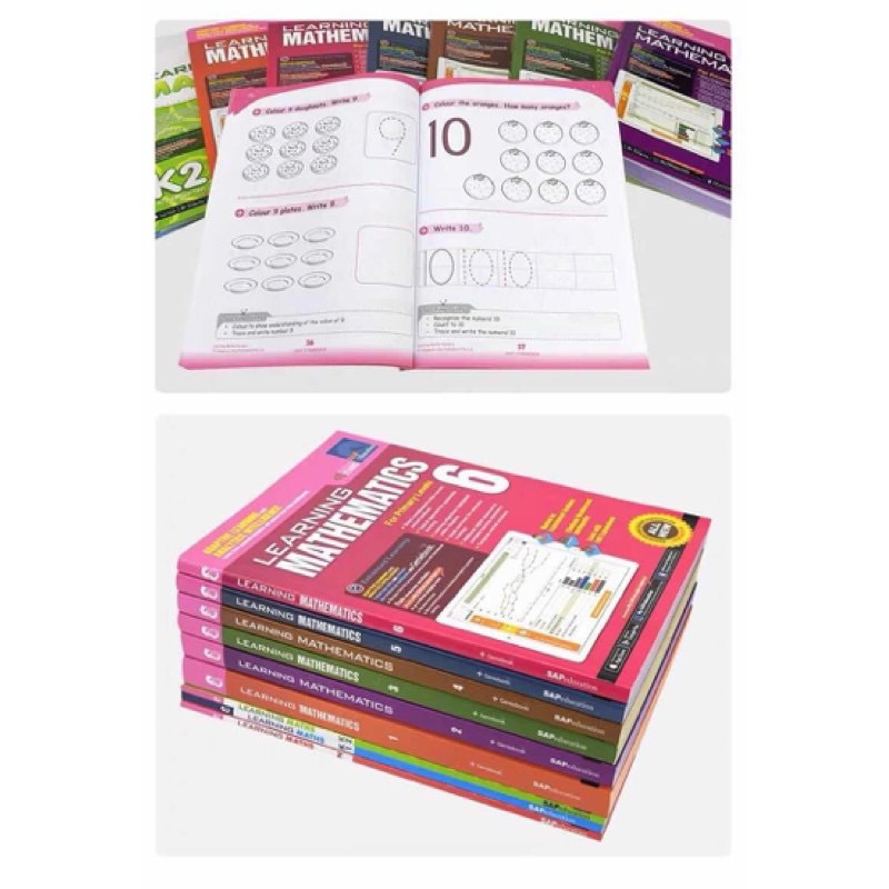 Learning Mathematics Singapore Math SAP Math workbook In Stock - lin.a5 ...
