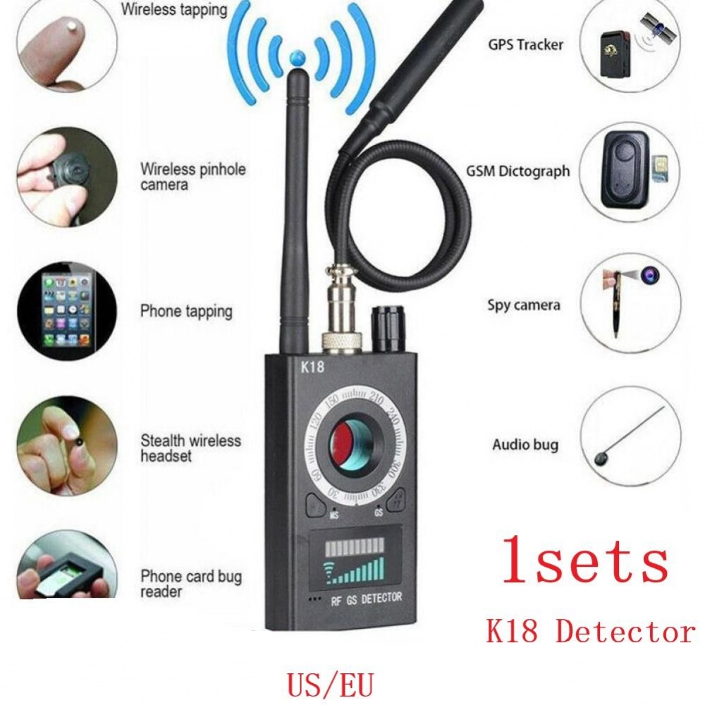 Detector Signal Tracker 1SETS Anti-Spy Audio Finder GSM RF 1MHZ-8000MHZ ...