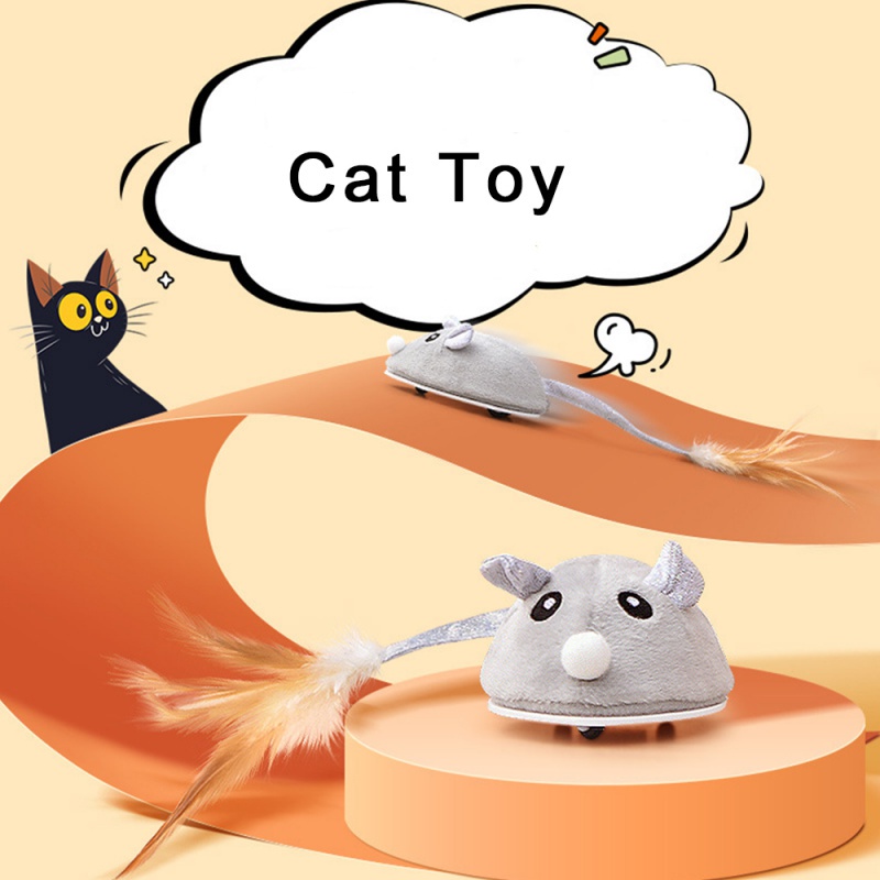 Smart Sensing Mouse Cat Toys Interactive Motion Electronic Toy Cat ...