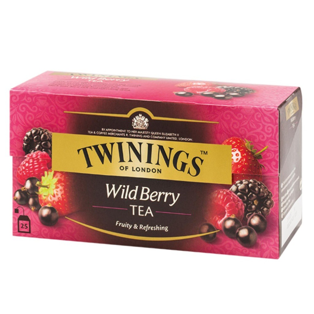 Twinings Wild Berry Tea ทไวนิงส์ ไวด์เบอรี่ ชาอังกฤษ 2กรัม 25ซอง ...