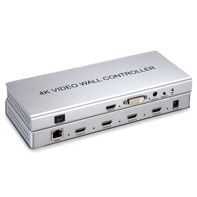 2X2 Video Wall Controller 4K Displaynice lUHv HDTV DVI ทีวี รองรับ ...