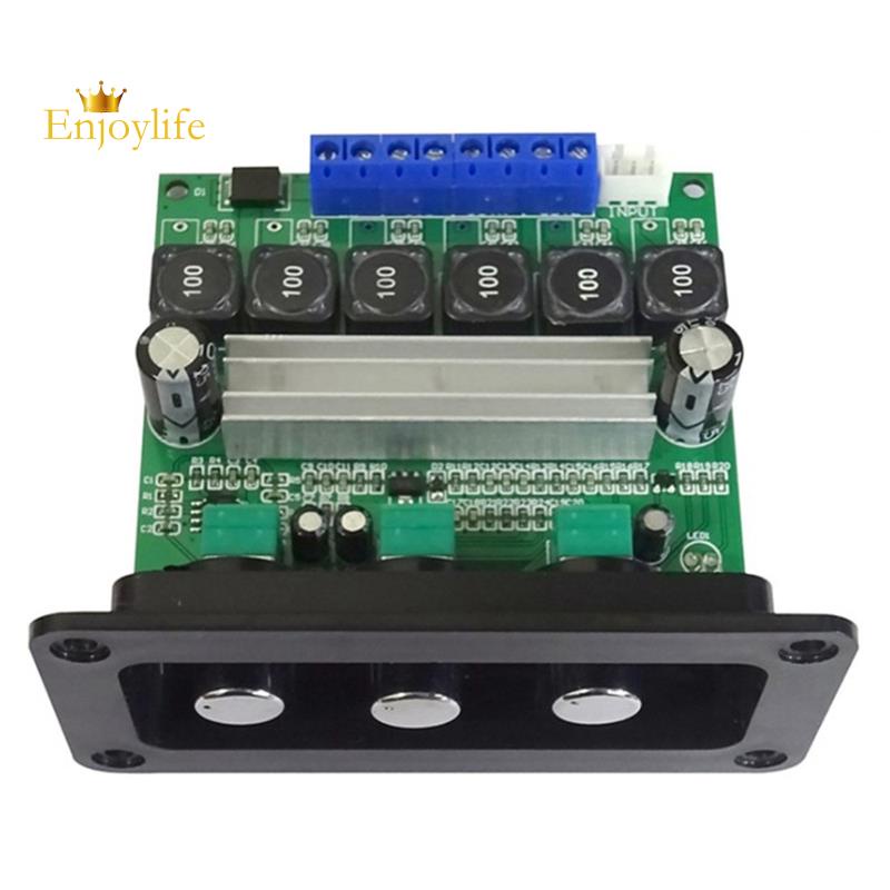 ZK-TB21 TPA3116D2 Bluetooth 5.0 Subwoofer Amplifier Board 50WX2+100W 2.1 Channel Power Audio ...