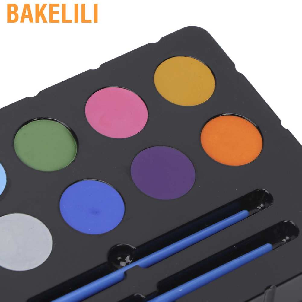 Bakelili Face Body Paint 16 Colors Safe Hypoallergenic DIY Halloween ...