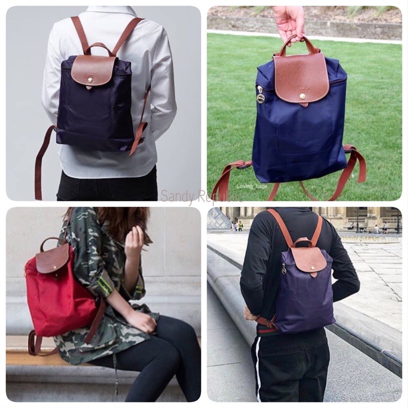 (ใหม่-แท้ส่งฟรี) Longchamp le pliage backpack กระเป๋าเป้ - sh0p_addict ...