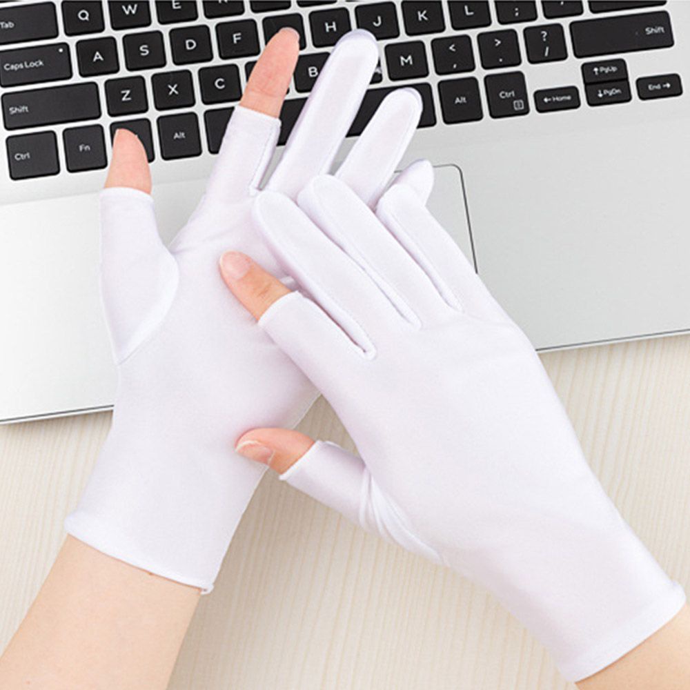 Upstop ถุงมือกันแดด แบบครึ่งนิ้ว ป้องกันรังสียูวี ระบายอากาศ หลากสี ...