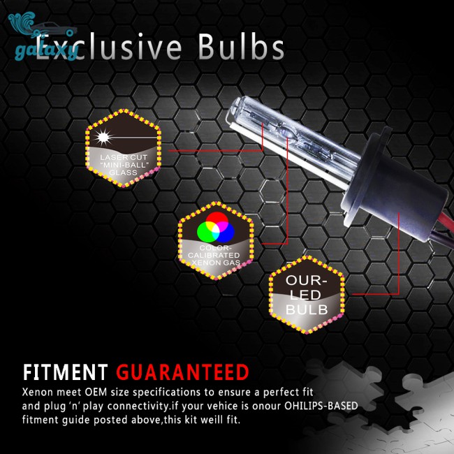 ชุดหลอดไฟ Xenon 55 W H 7 HID Xenon 3000-12000 K สำหรับรถยนต์ 2 ชิ้น ...