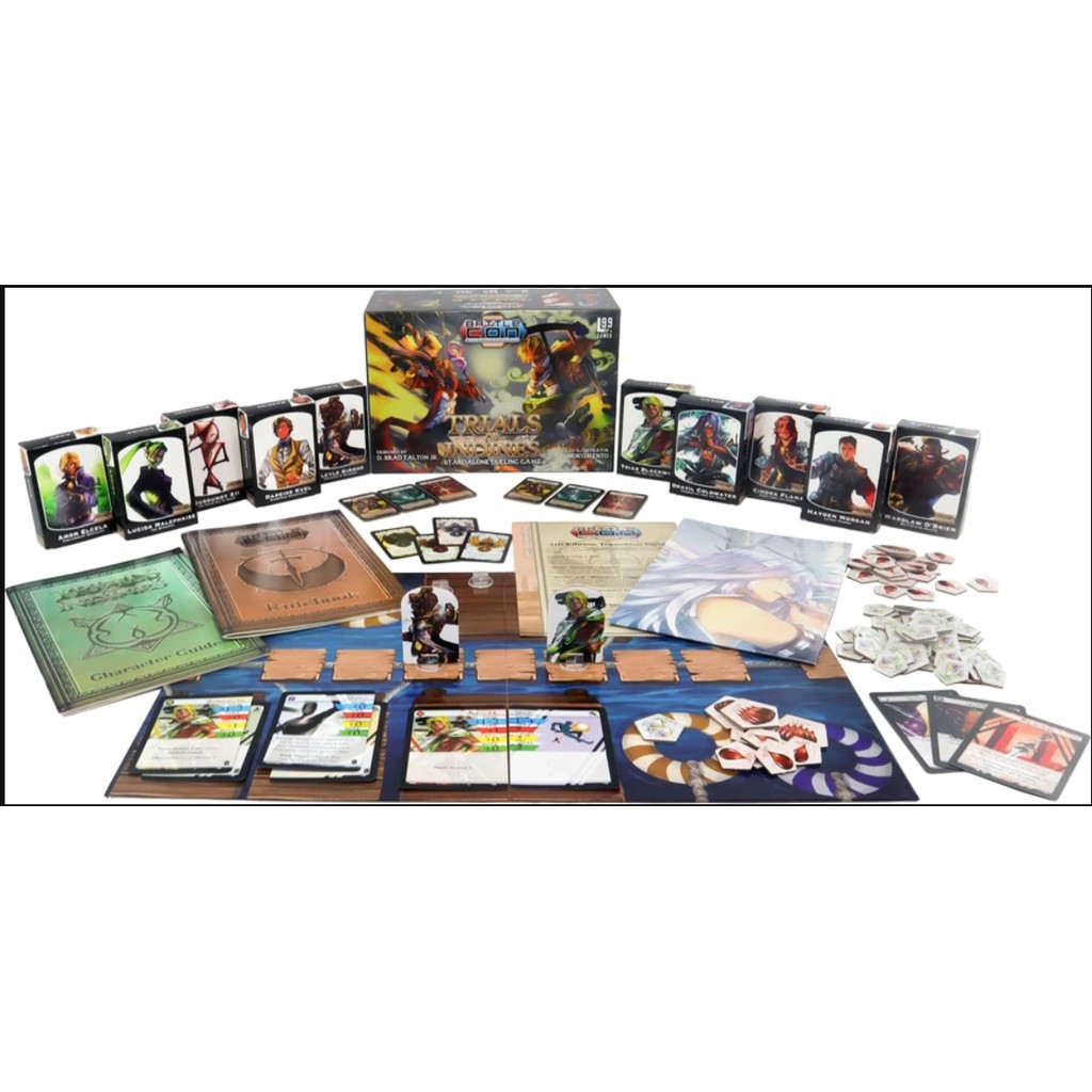 BattleCON: Trials of Indines Board Game แถมซองใส่การ์ด [SP 210, CM 5 ...