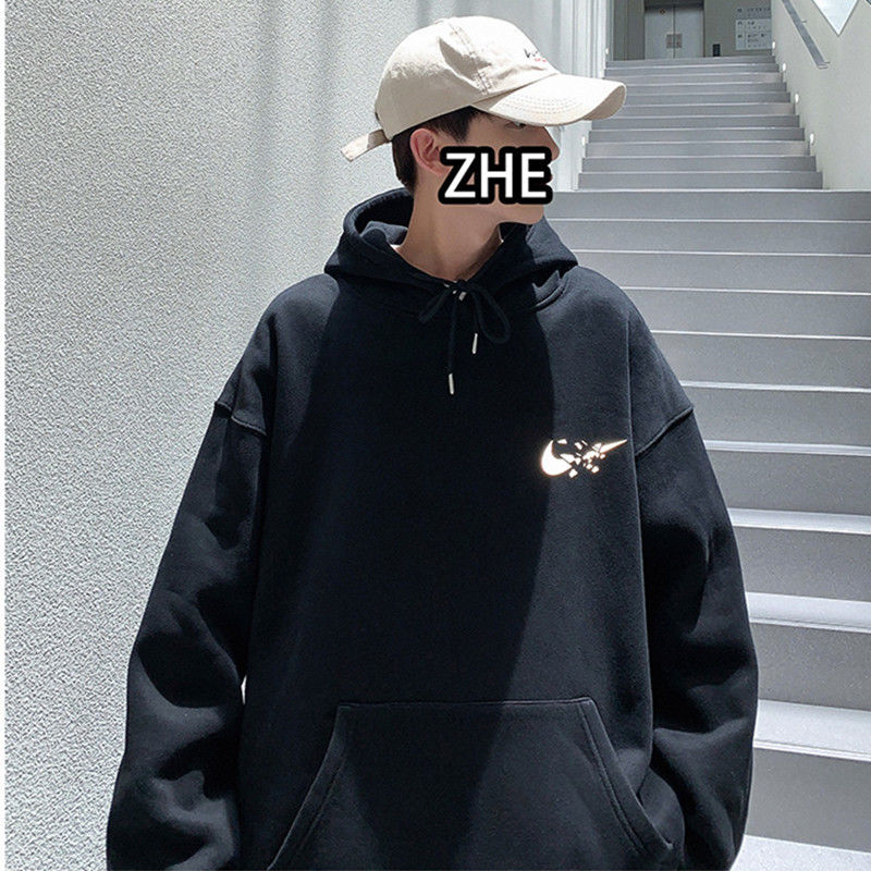 ฮ่องกงลมเสื้อกันหนาวผู้ชายแนวโน้มสะท้อนแสงฤดูใบไม้ร่วงและฤดูหนาวบวก ...