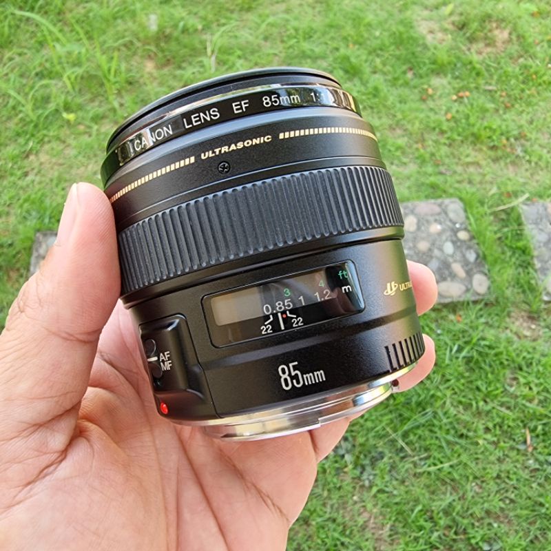 เลนส์มือสอง Canon EF 85mm. F1.8 อดีตศูนย์ | Shopee Thailand