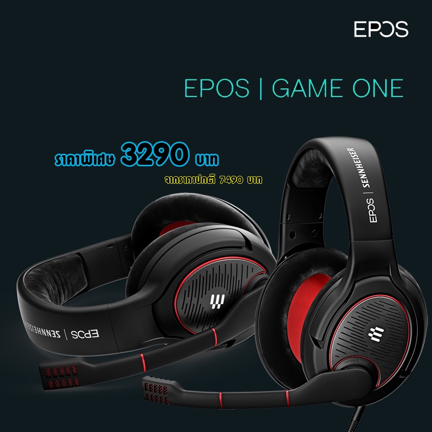 EPOS I SENNHEISER GAME ONE Gaming Headset - envisimple - ThaiPick