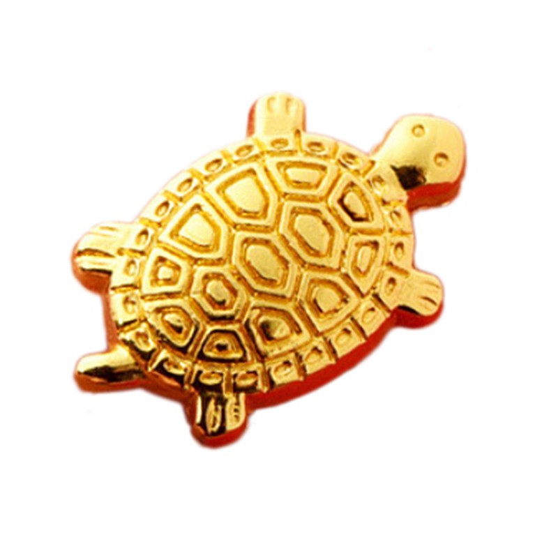 Lucky Japan Wealthy Sensoji Temple Gold-Plated Litter Turtle ...