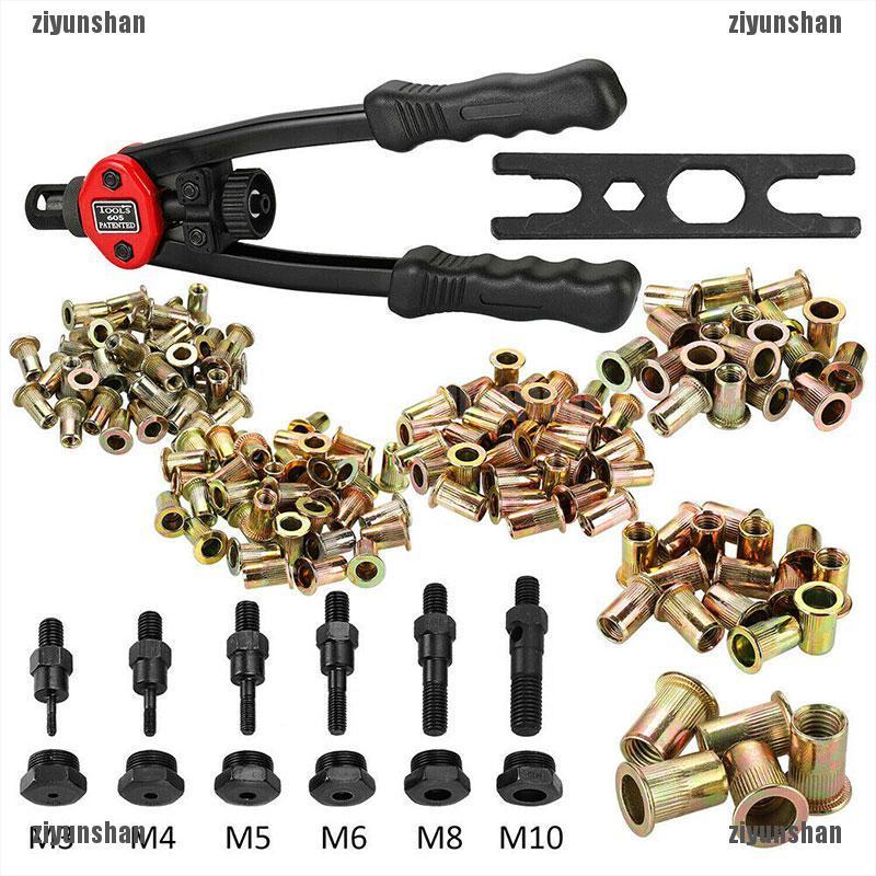 (ziyunshan)Easy Automatic Rivet Tool Set Dual-Hand Manual Rivet Nut ...