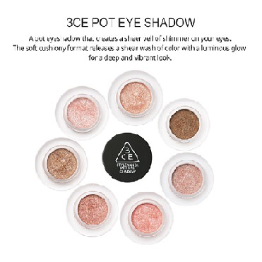[ของแท้] 3CE Pot Eye Shadow | Shopee Thailand