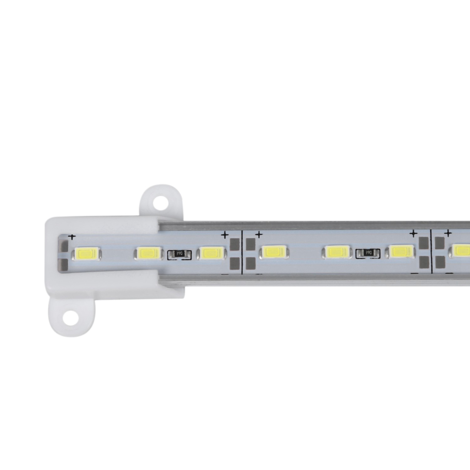 COD 50CM 12V 36 LED 5050 SMD Hard Strip Light Aluminum Rigid Warm White ...