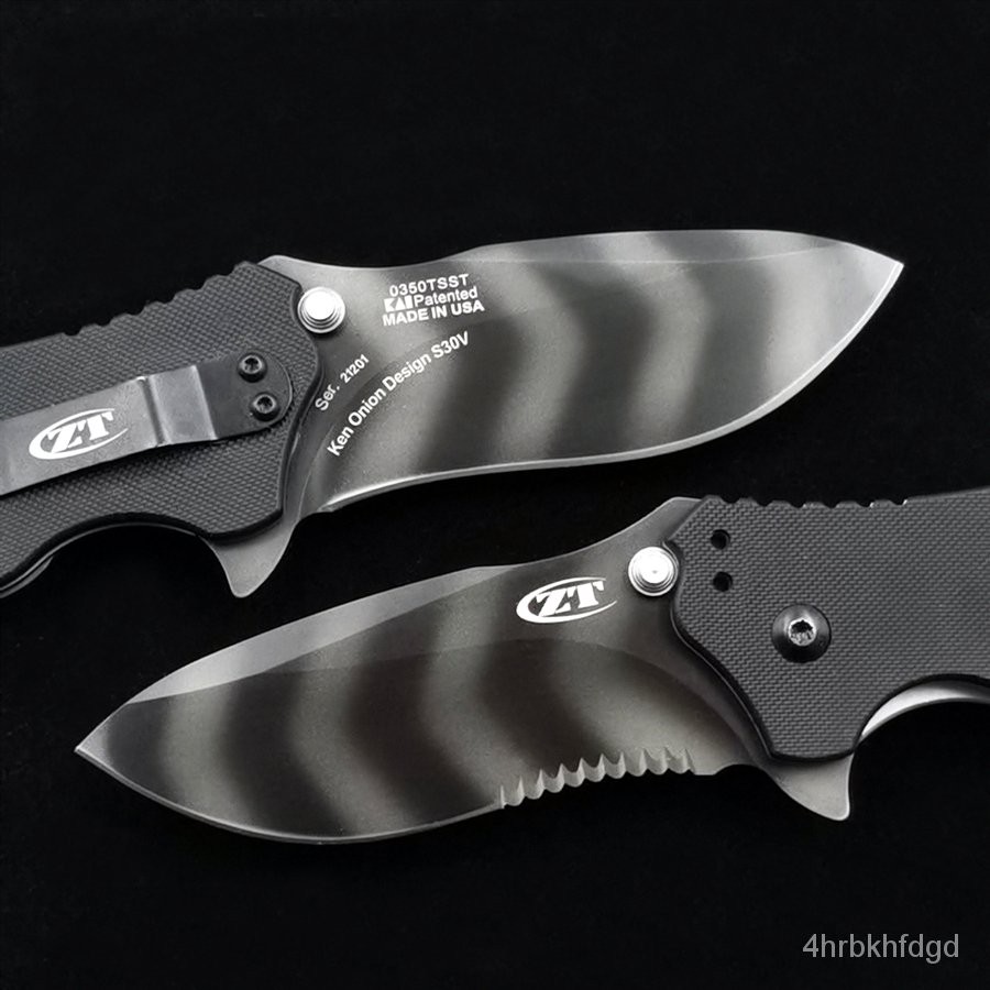 มีด มีดพับ มีดกลางแจ้งHawaii Zero Tolerance ZT 0350 0350TS SpeedSafe ...