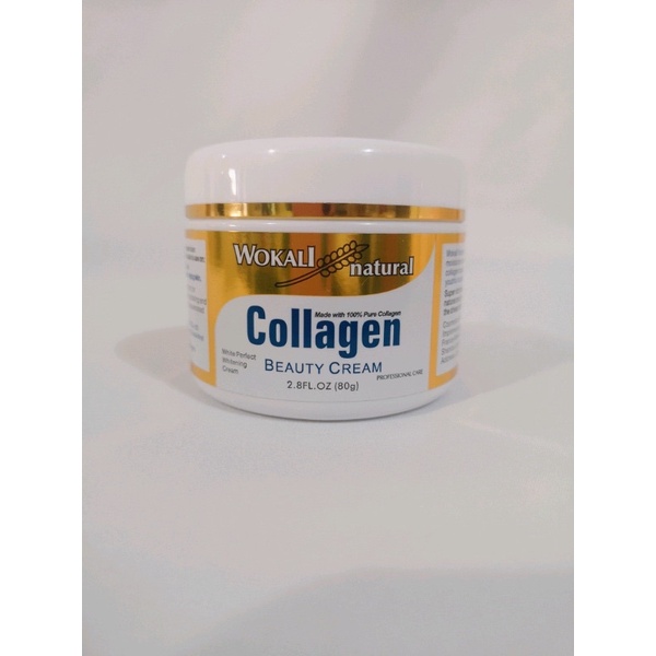 Wokali natural collagen beauty cream 80g. | Shopee Thailand