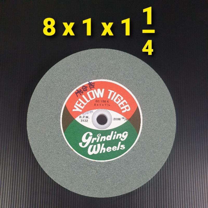 หินเจียร์สีเขียว Yellow Tiger GC100k ขนาด 8x1x1 1/4 นิ้ว | Shopee Thailand