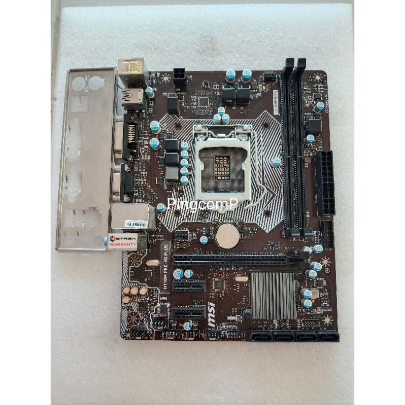Mainboard INTEL 1151 MSI H110M PRO-VD PLUS - pingcompz - ThaiPick