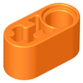 Lego Technic Part : No.60483 Liftarm 1 x 2 Thick with Pin Hole and Axle ...