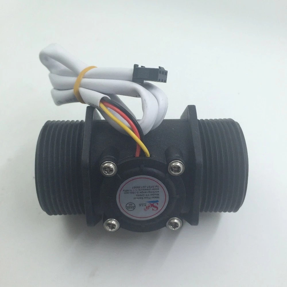 YF-DN40 1-1/2 Inch YF-DN50 2 Inch Water Flow Sensor Turbine Flow Meter ...