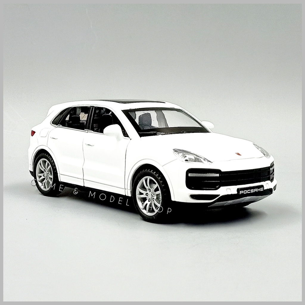 **สินค้าพร้อมส่ง** Porsche Cayenne 1:32 [JIAYE MODEL] โมเดลรถปอร์เช่ คาเยนน์ สีดำ, ขาว, แดง ...