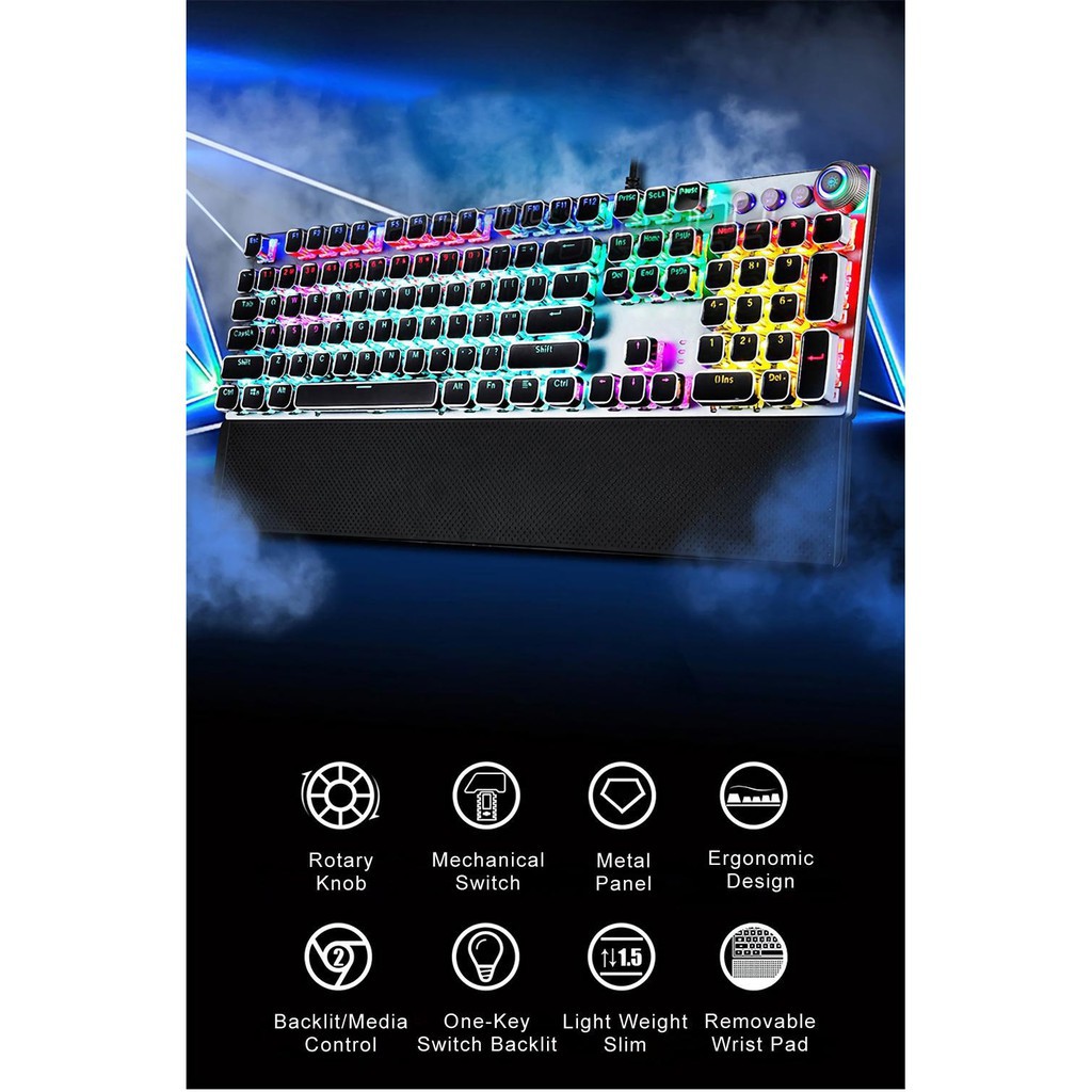♡KEYBOARD PHILIPS SPK 8614 Gaming Mechanical Gray Punk. - iliyluka ...